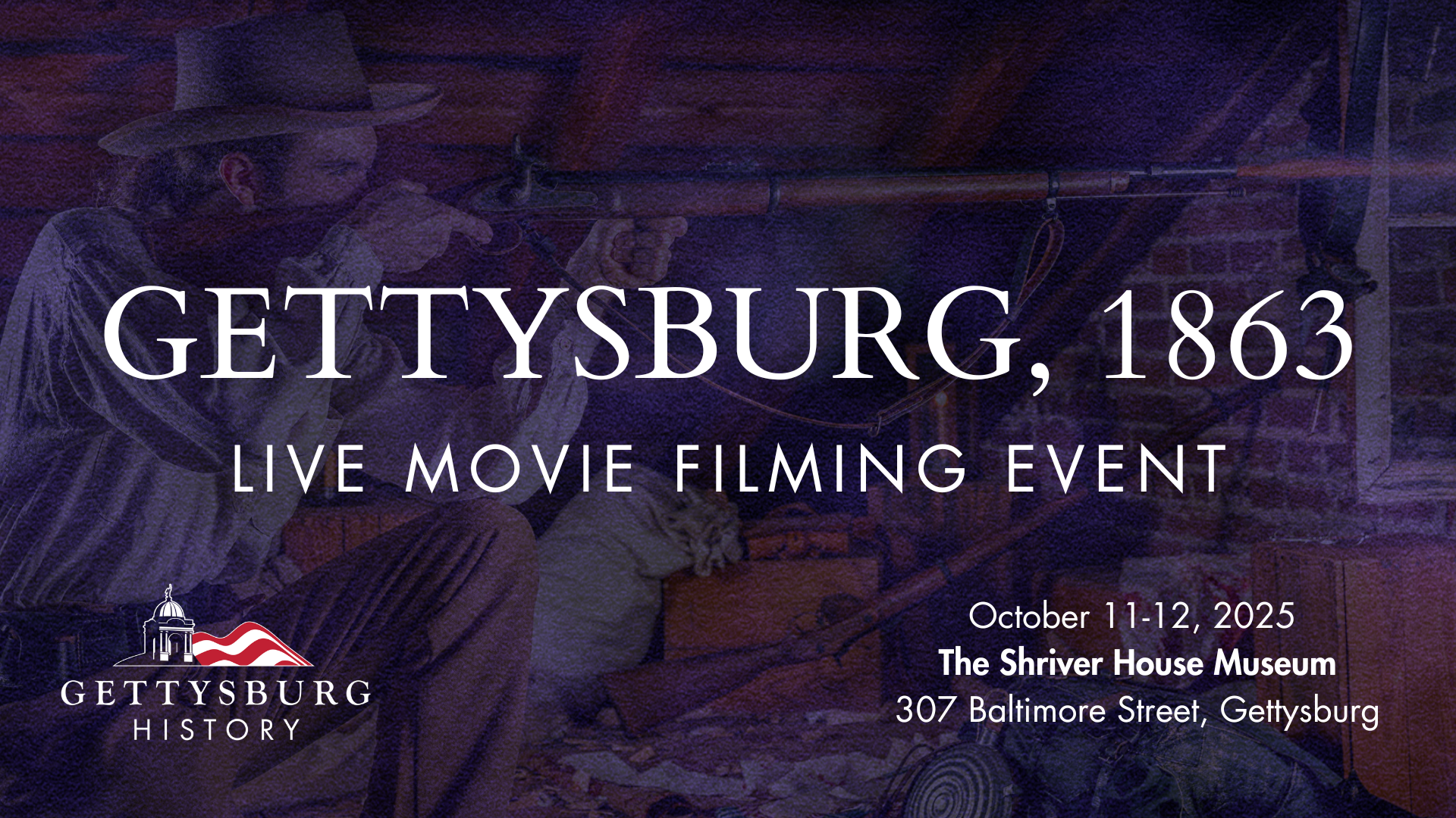 Gettysburg, 1863: Live Movie Filming Event | Event in Gettysburg