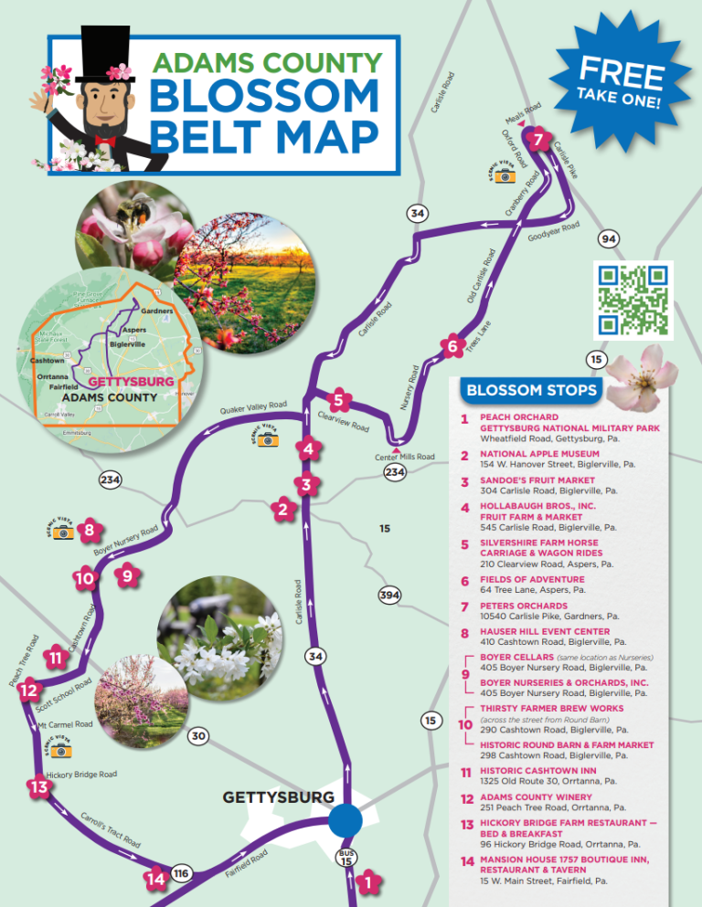 Adams County Blossom Belt | Destination Gettysburg