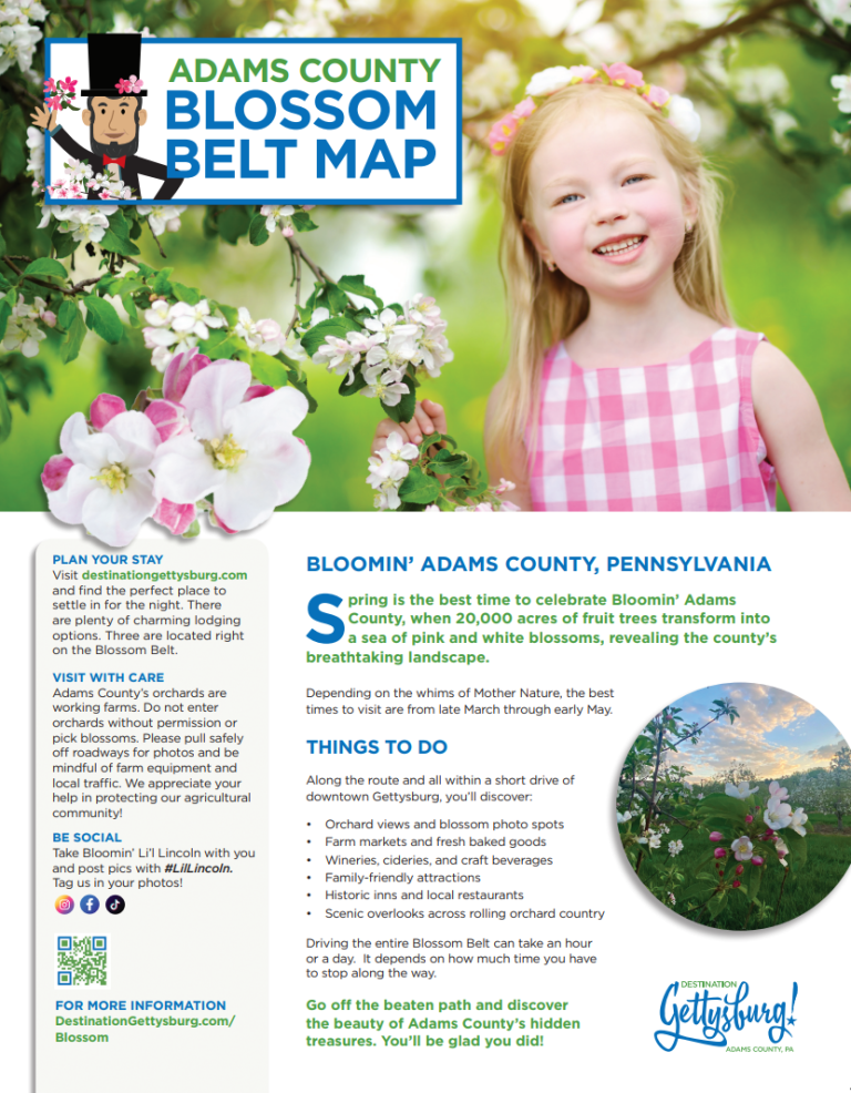 Adams County Blossom Belt | Destination Gettysburg